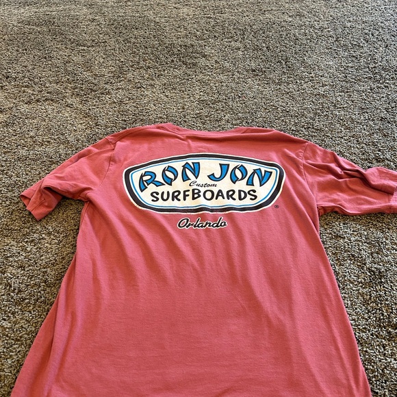 Ron Jon | Tops | Redorange Oversized Ron Jon Shirt | Poshmark